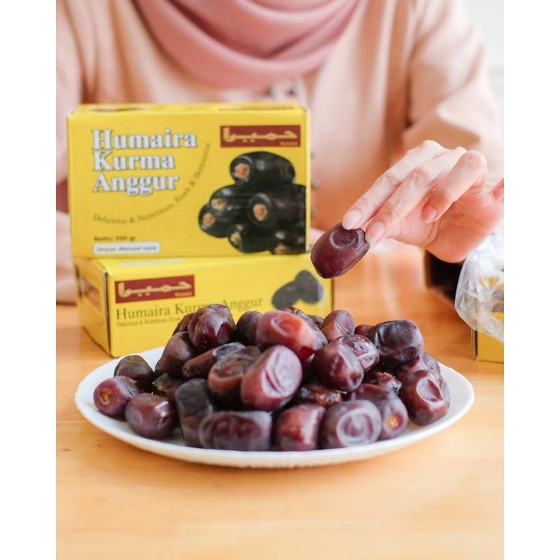 Jual Kurma Anggur Humaira 1 Dus (Isi 12 Kotak) | Shopee Indonesia