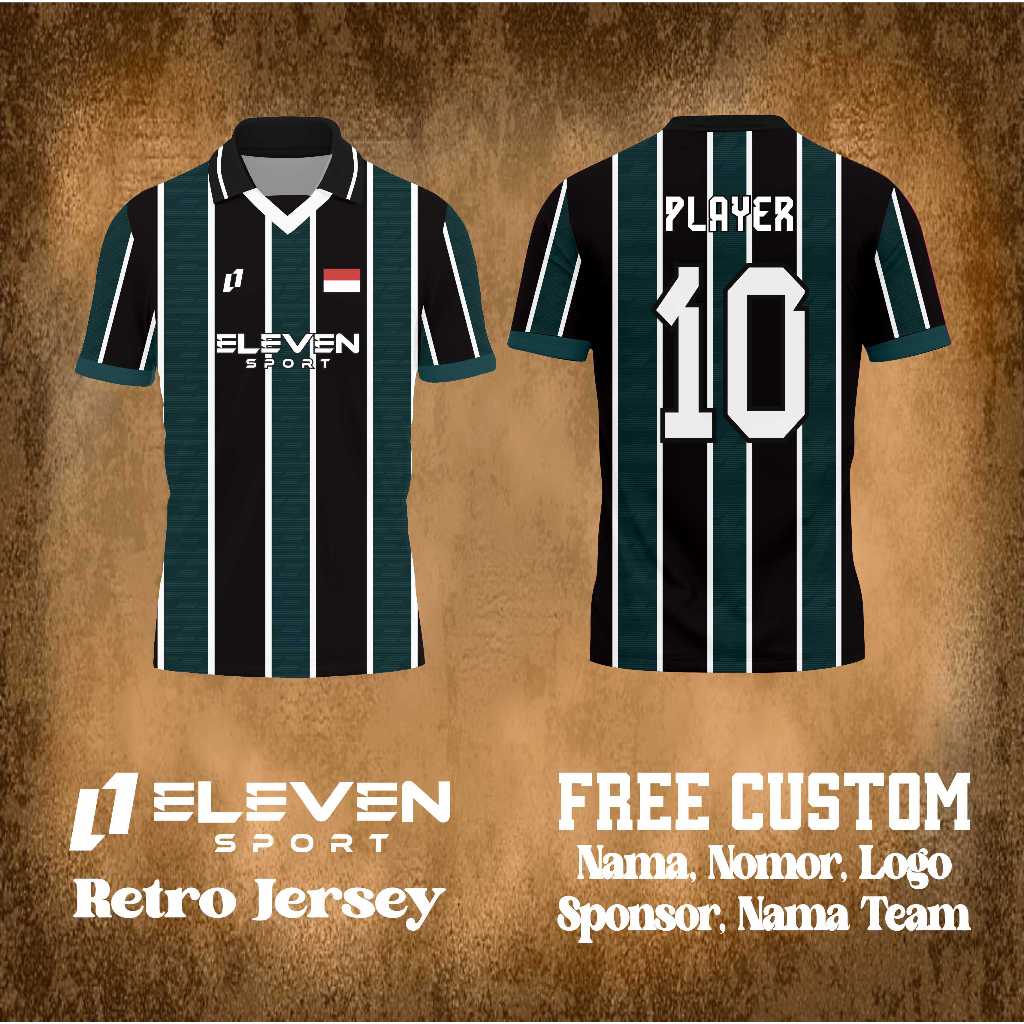 Jual Jersey Retro Custom Full Printing 363 | Shopee Indonesia