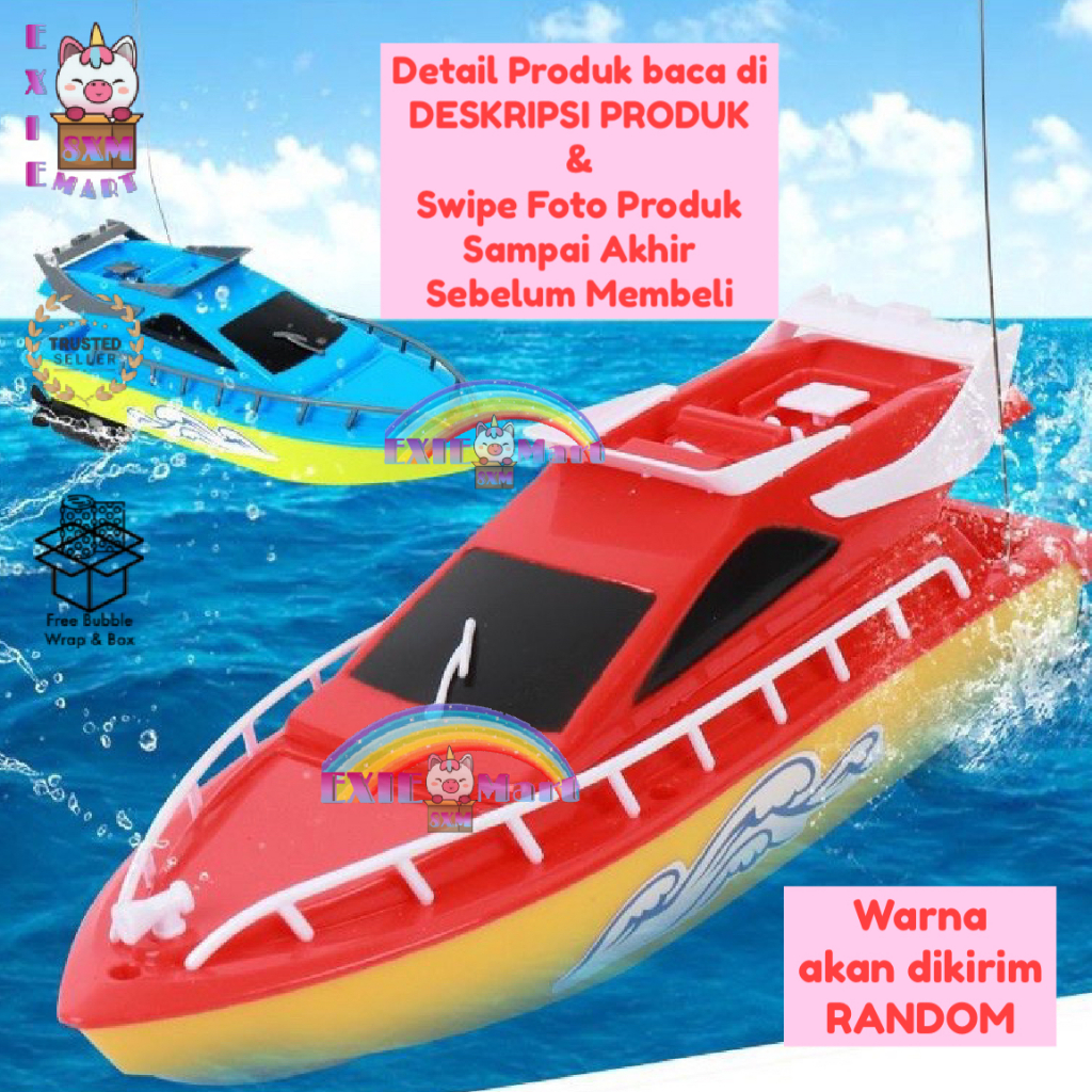 Jual MAINAN ANAK RC KAPAL SPEED BOAT RADIO REMOTE CONTROL - PERAHU AIR ...
