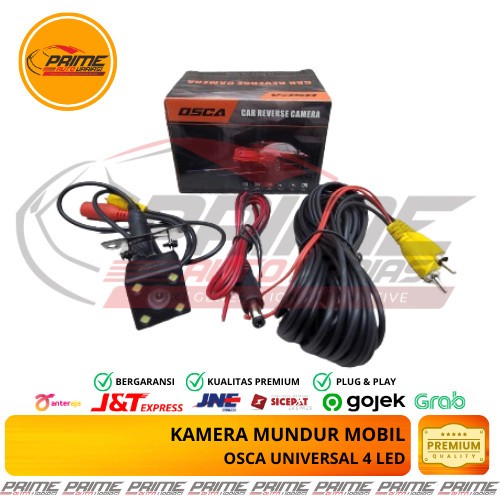 Jual Kamera Camera Parkir Mundur Belakang Mobil OSCA 4 LED | Shopee ...
