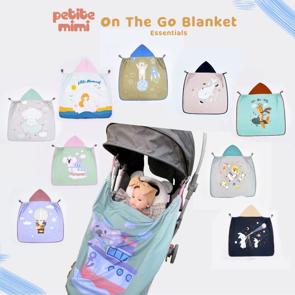 Jual Petite Mimi On The Go Blanket 2in1 Multifungsi - Selimut Bayi ...