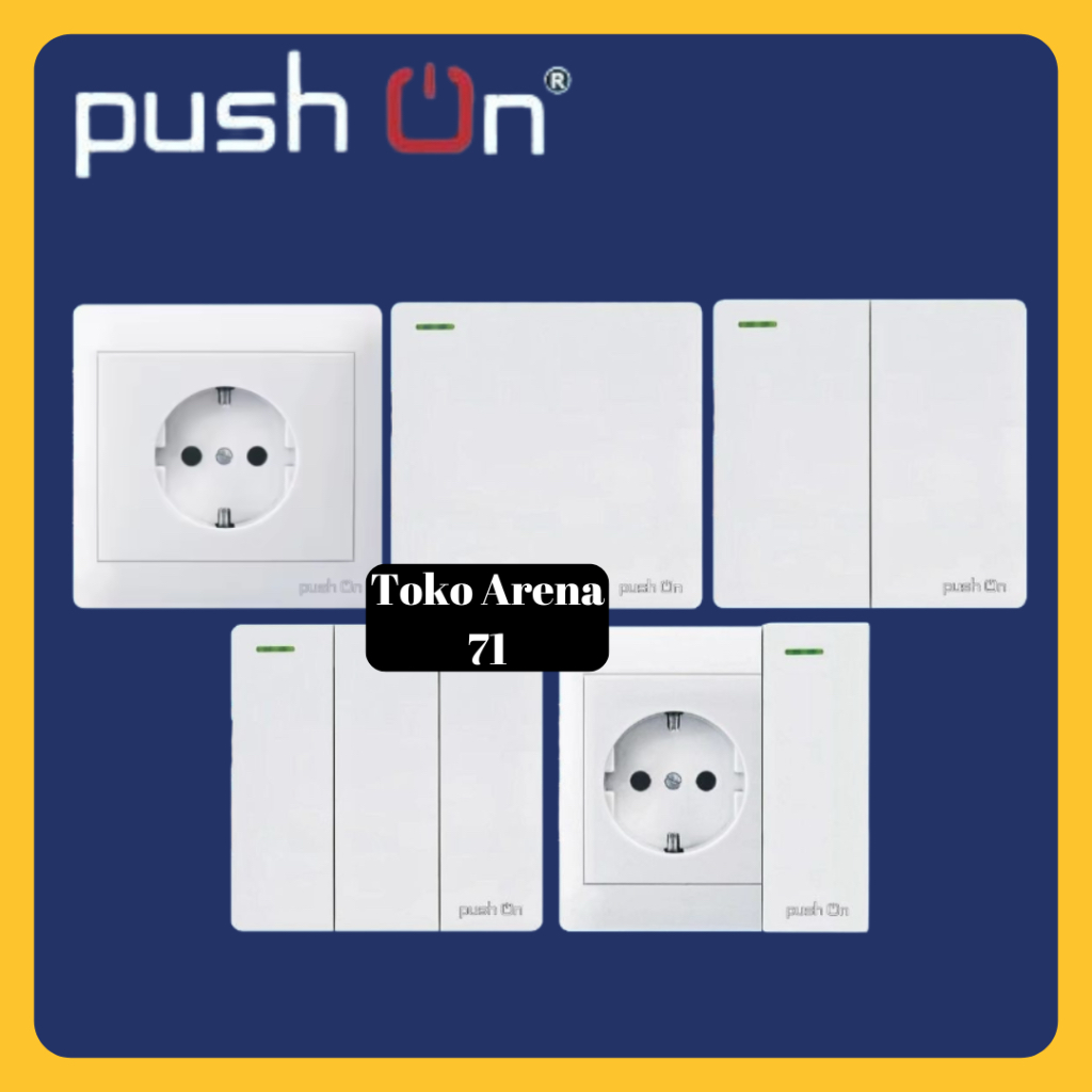 Jual Push on Stop Kontak, Saklar Engkel, Saklar Seri, Saklar Triple ...