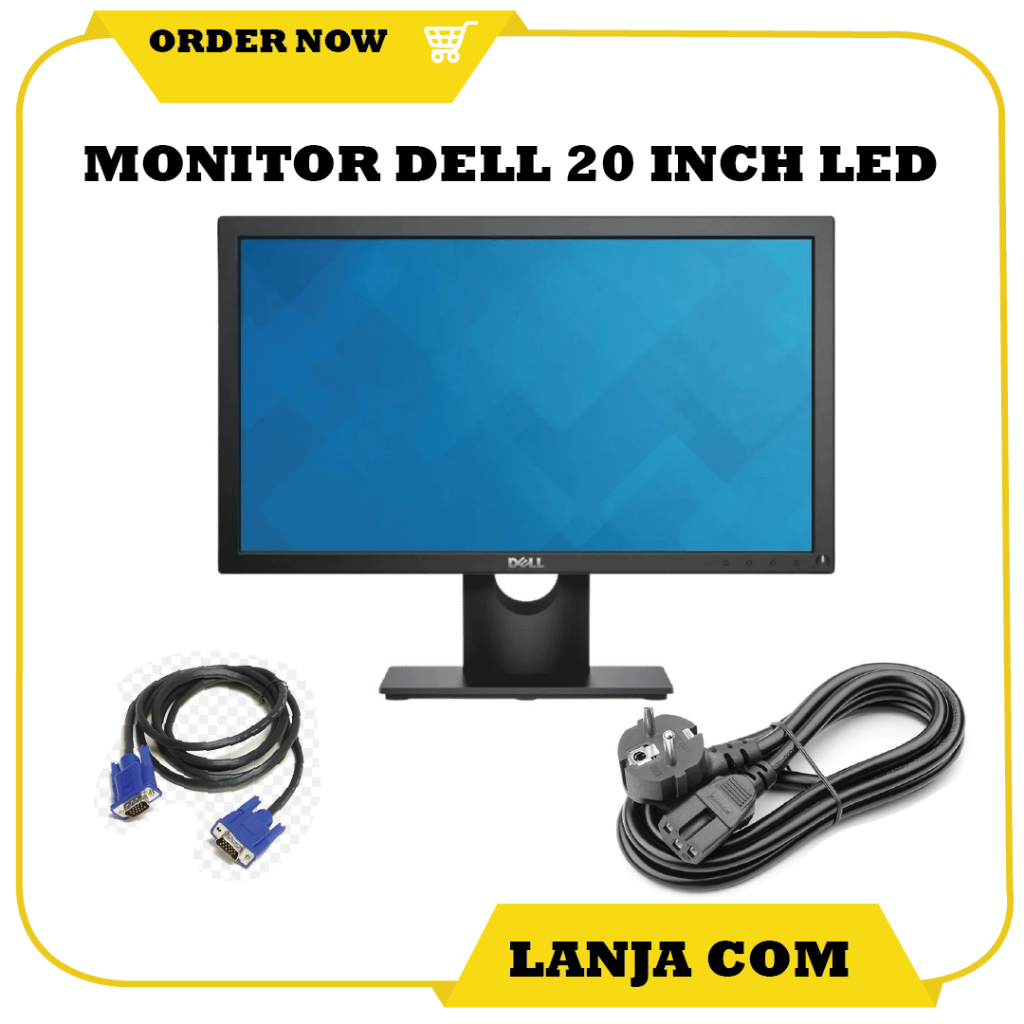 Jual MONITOR DELL 20 INCH LED MULUS MURAH MERIAH MANTAP | Shopee Indonesia