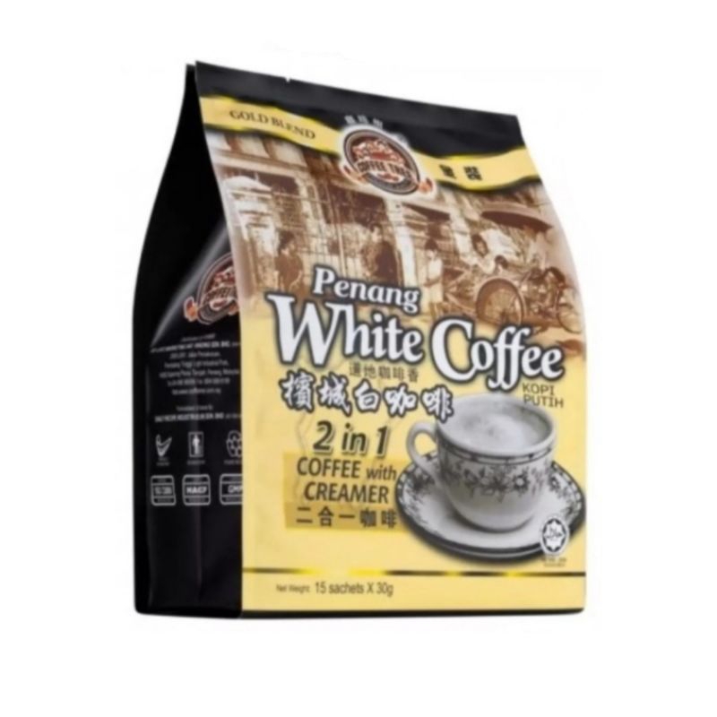 Jual COFFEE TREE Gold Blend 2 in 1 Penang White Coffee Malaysia (15 sachet) | Shopee Indonesia