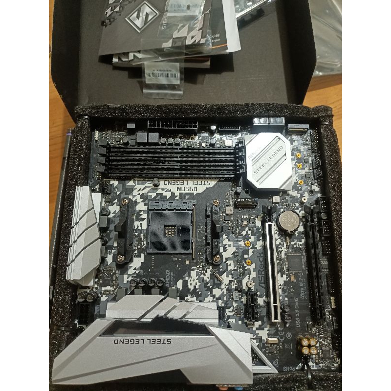 Jual Motherboad Asrock B450M Stell Legend soket AM4 | Shopee Indonesia