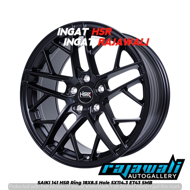 Jual VELG HSR RING 18 SAIKI COCOK DI MOBIL INNOVA ALPHARD ACCORD CIVIC XPANDER CRETA TERIOS ...