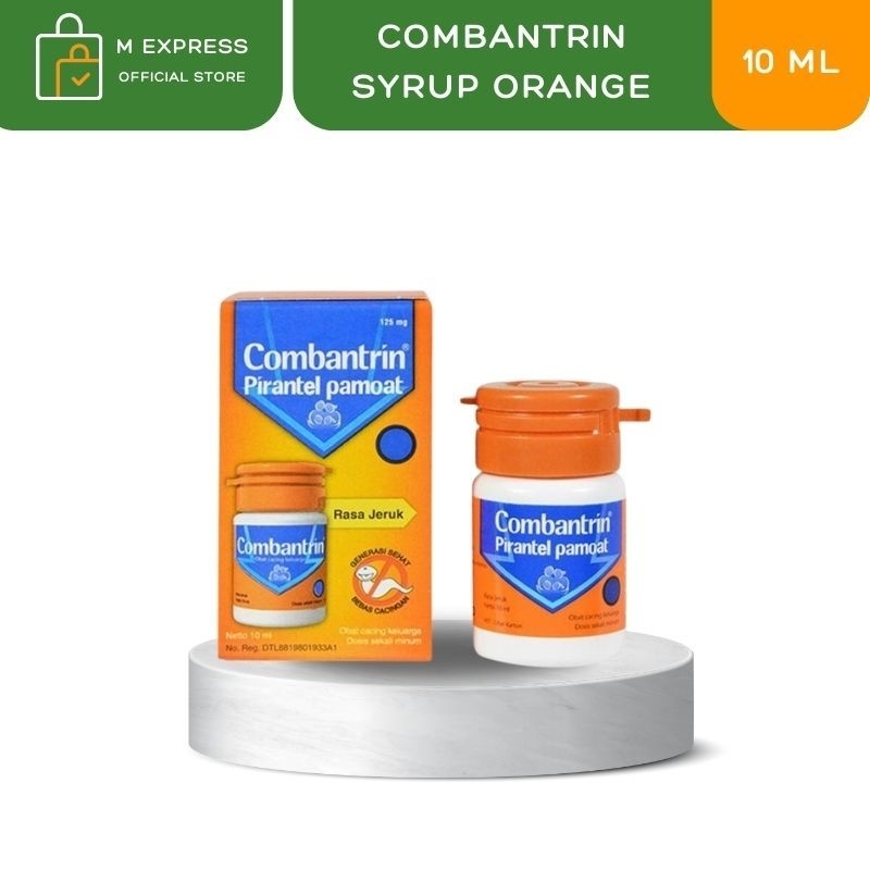 Jual [M EXPRESS] COMBANTRIN SYRUP - Obat Cacing Anak / Dewasa Sirup ...