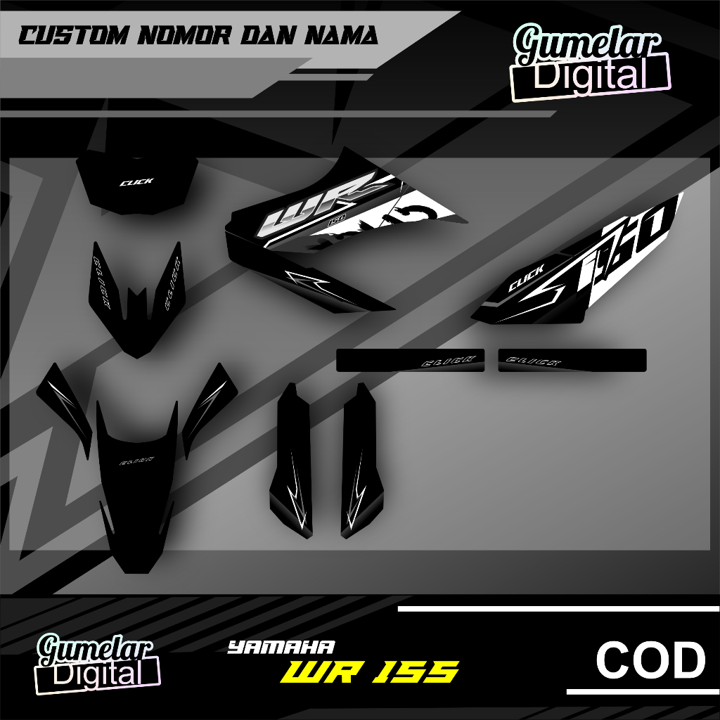 Jual STRIPPING SIMPEL YAMAHA WR 155 THAILAND 3 SUDAH DI CUTTING TINGGAL ...