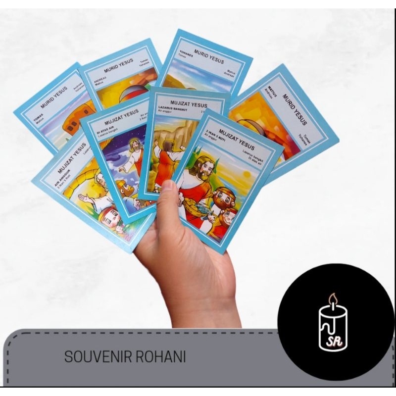 Jual KARTU KWARTET ALKITAB MINI CARD BIBLE GAME ANAK SEKOLAH MINGGU ...