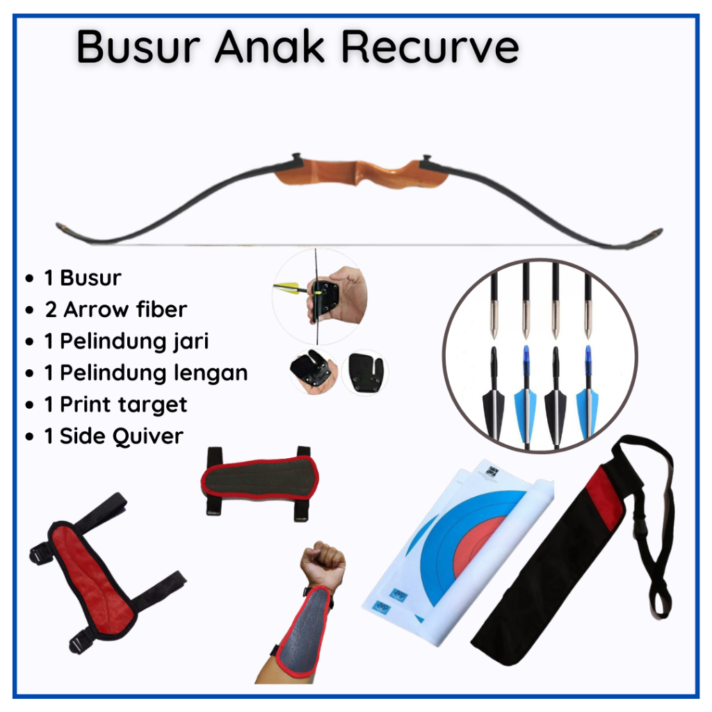 Jual Paket Lengkap Busur Panah Panahan Anak Pemula R30 | Shopee Indonesia