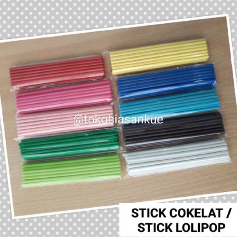 Jual 25pcs stik permen / lolipop / cokelat tidak berlubang | Shopee ...