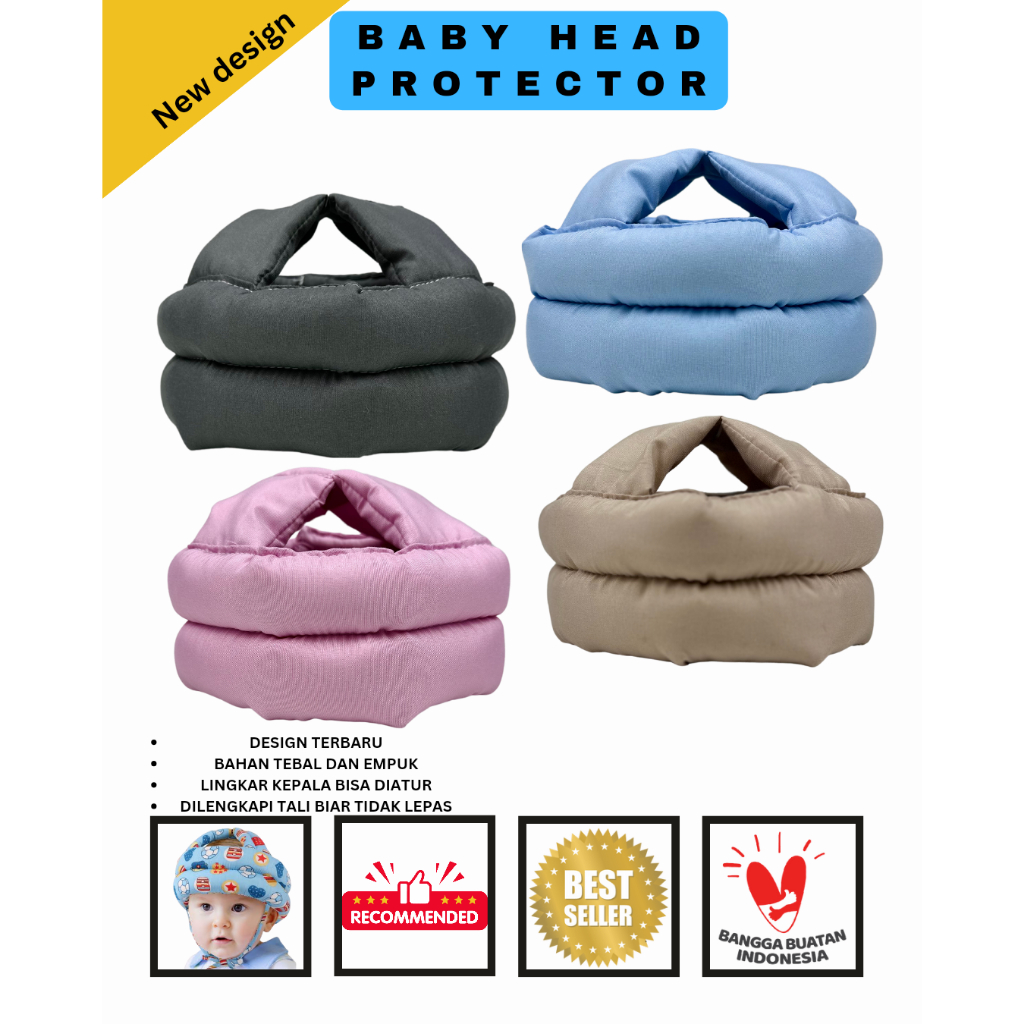 Jual PELINDUNG KEPALA BAYI/BABY HEAD PROTECTOR/TOPI PELINDUNG KEPALA ...