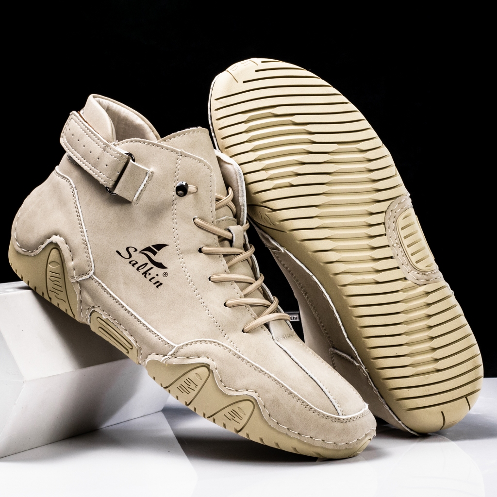 Jual Ready Stock Sepatu Boots Pria Tinggi Model Terbaru Kulit Asli ...