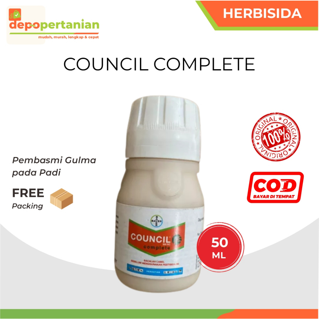 Jual Council Complete 300SC 50ml Herbisida Sistemik Selektif Obat ...