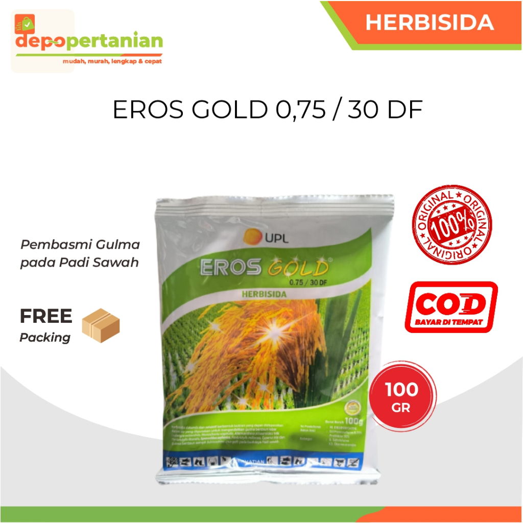 Jual Depo Pertanian - Eros Gold 100 gram Herbisida Selektif Obat ...