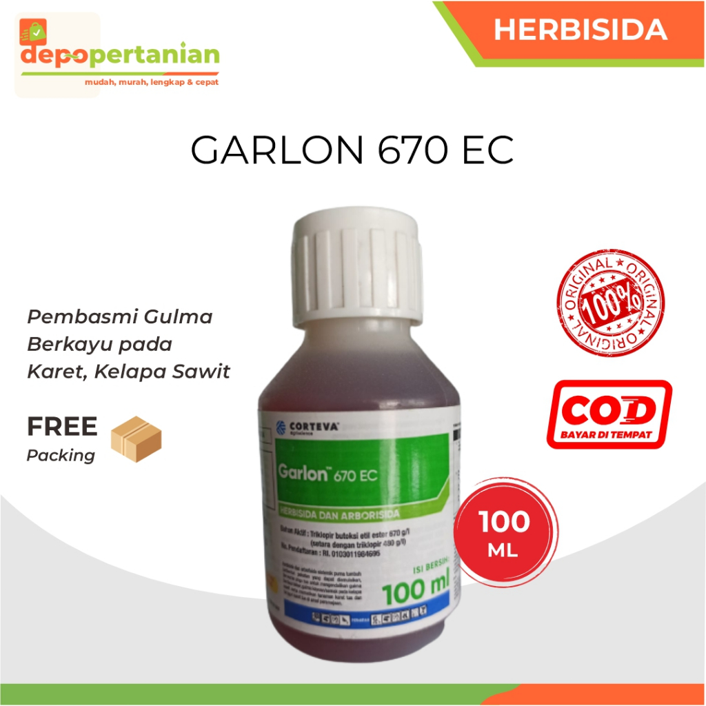 Jual Depo Pertanian - Herbisida Garlon 670 EC 100ml Racun Kayu dan ...