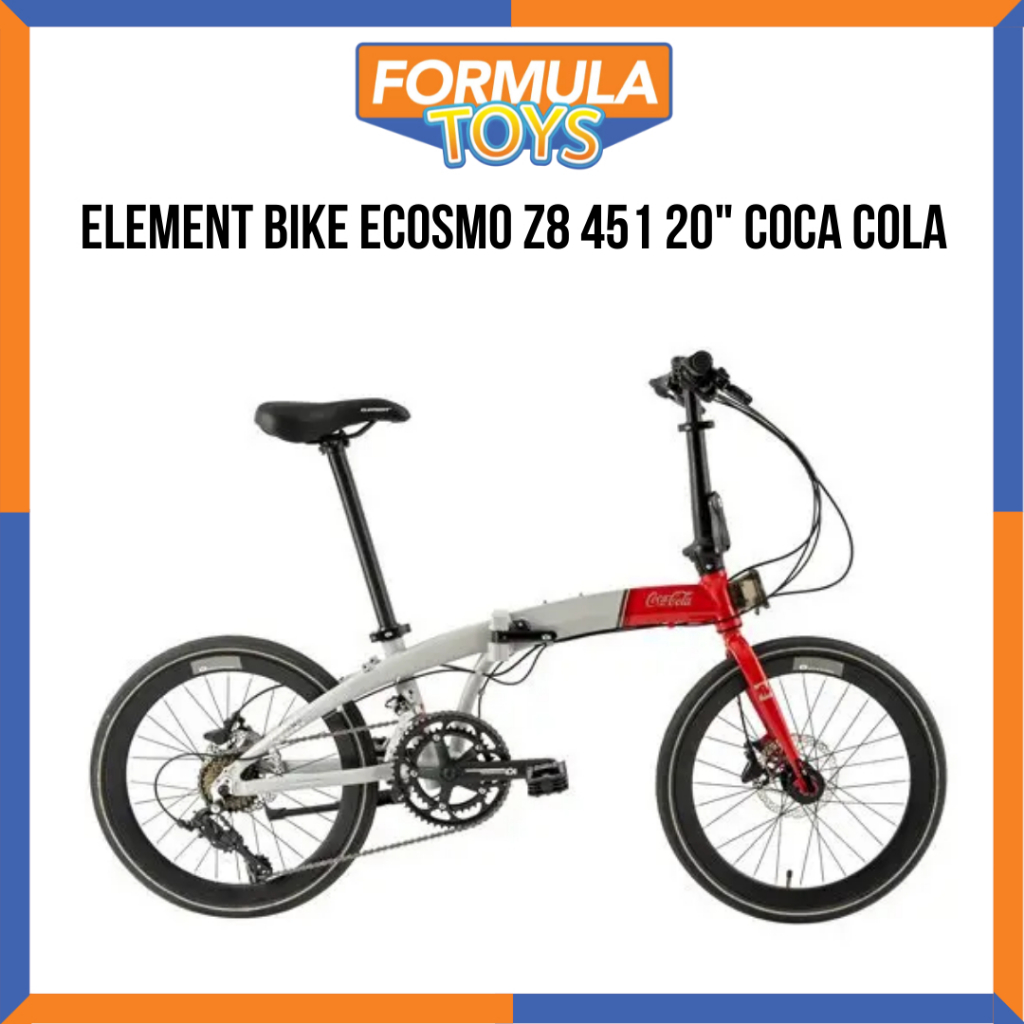 Jual SEPEDA LIPAT ELEMENT BIKE ECOSMO Z8 451 20" COCA COLA | Shopee Indonesia