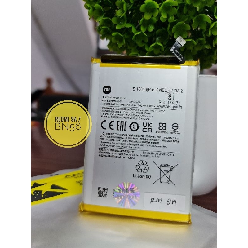 Jual BATERAI BATERE BATTERY ORI AAA REDMI 9A / 9C / 10A / A1/ BN56 / BN ...