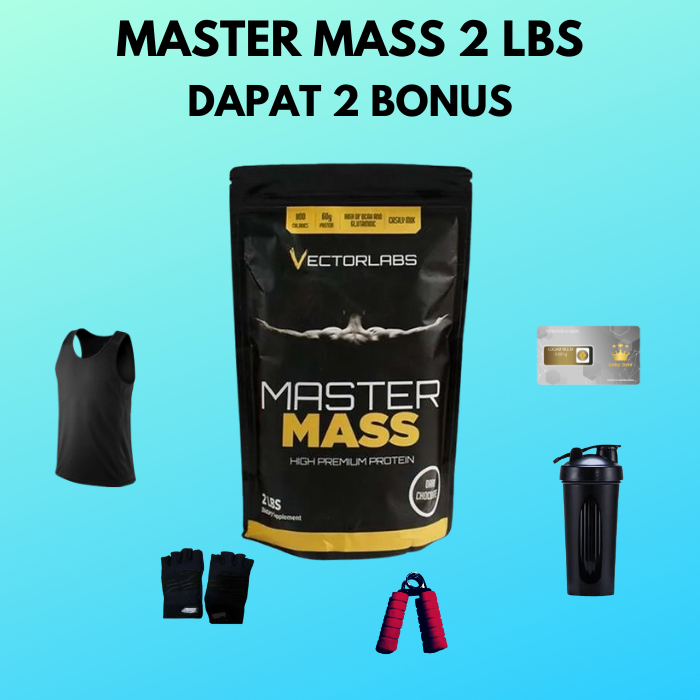 Jual Vectorlabs Master Protein Susu Mass 2 lbs 900 gram Susu Whey ...
