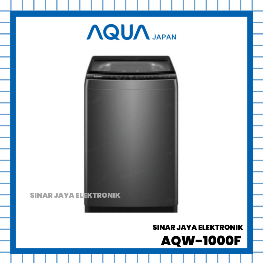 Jual MESIN CUCI AQUA AQW-1000F TOP LOADING 10 KG | Shopee Indonesia