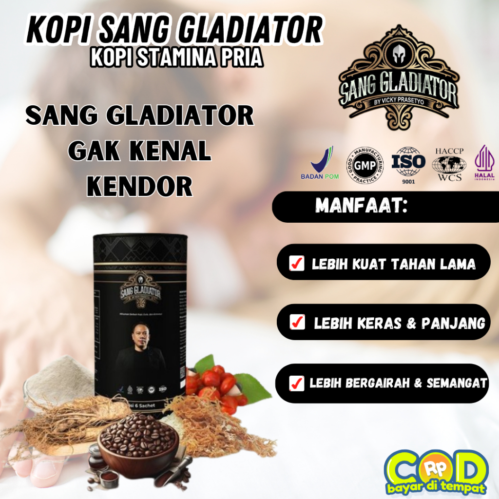 Jual Kopi Sang Gladiator Coffee Original Coffee Vicky Prasetyo ...