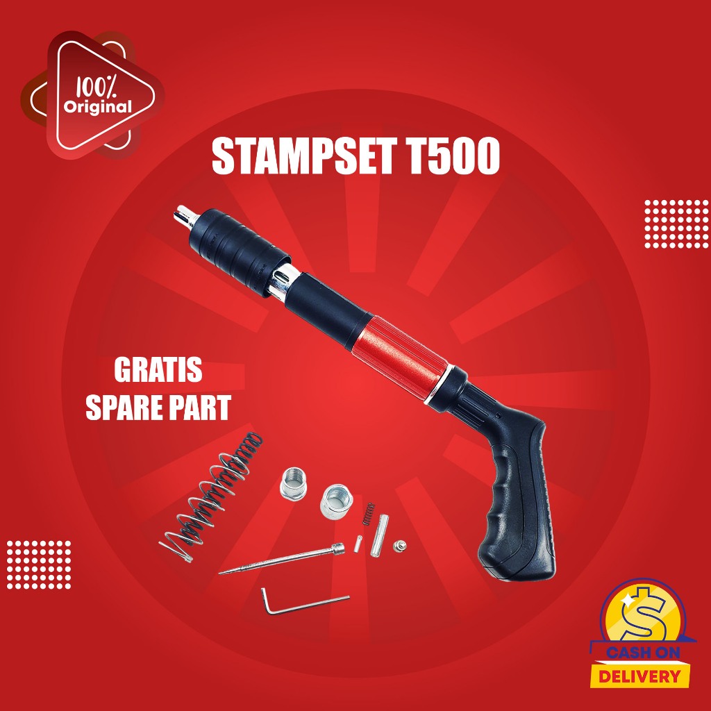 Jual Mini Stampset T500 Mesin Stamp Alat Tembak Paku Beton Besi Baja ...