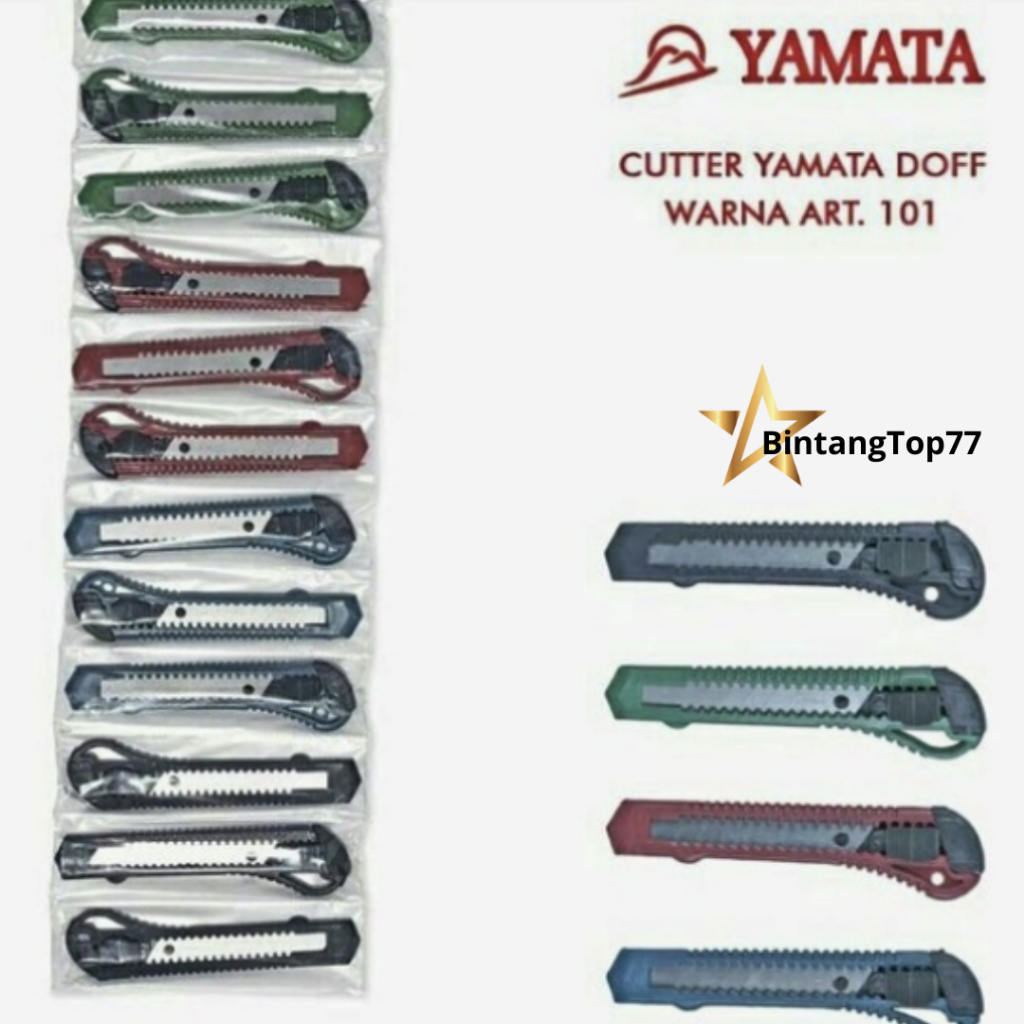 Jual [INSTANT ONLY] Cutter Besar Yamata 101 (HARGA PER PIECE) | Shopee ...