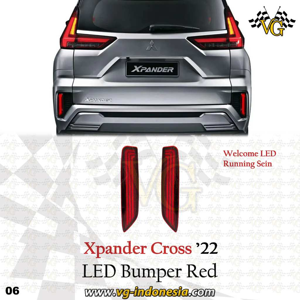 Jual LED REFLECTOR LED BUMPER XPANDER 2022 ULTIMATE CROSS | Shopee ...