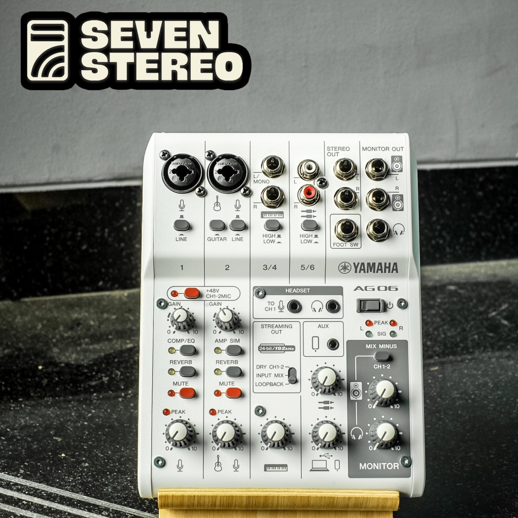 Jual Yamaha AG06 6 Channel Mixer With USB Audio Interface | Shopee ...
