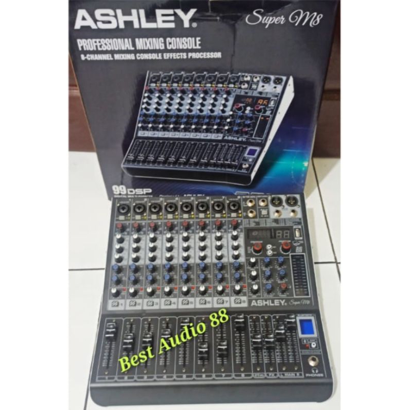 Jual Mixer Ashley 8 channel 8channel Super M8 | Shopee Indonesia