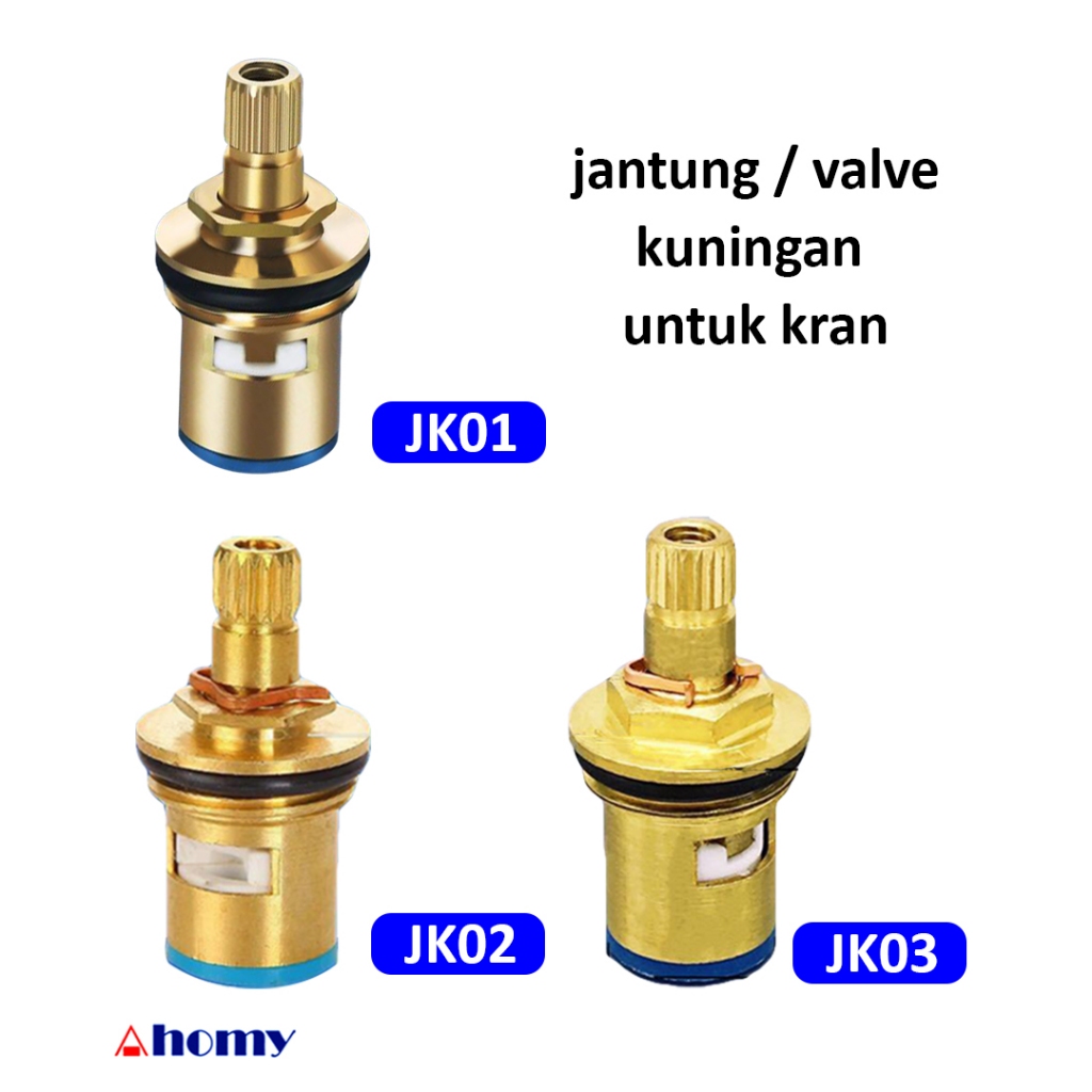 Jual jantung kran kuningan valve keran spare part kran JK01 JK02 JK03 | Shopee Indonesia