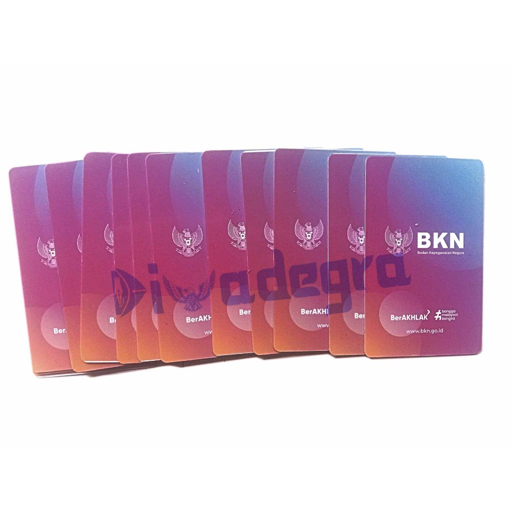 Jual Cetak Kartu Id Card atau Kartu Pengenal ASN - Aparatur Sipil ...