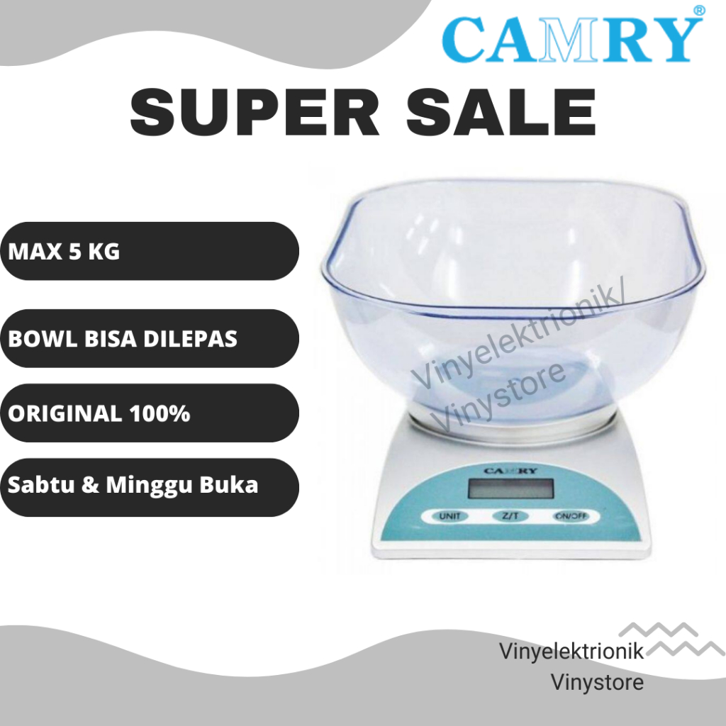 Jual Timbangan Kue Dapur Big Camry EK3250 Digital EK-3250 Kitchen Scale ...