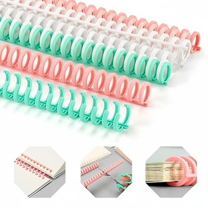 Jual Ring Binder Plastik Spiral 30 Lubang Untuk Loose-leaf paper A4 B5 ...