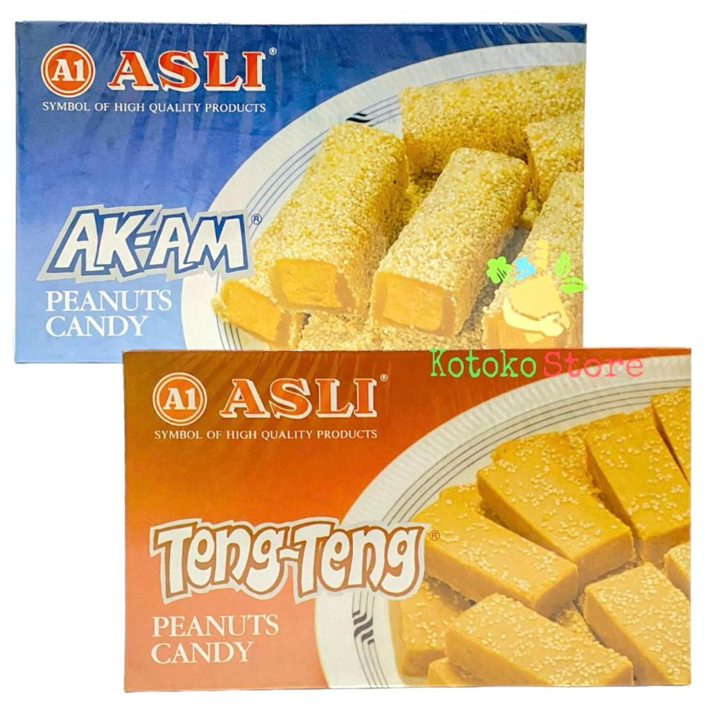 Jual Kacang Tumbuk Asli Ak Am A1 / Peanut Candy Ak Am A1 / Teng Teng A1 170gr | Shopee Indonesia