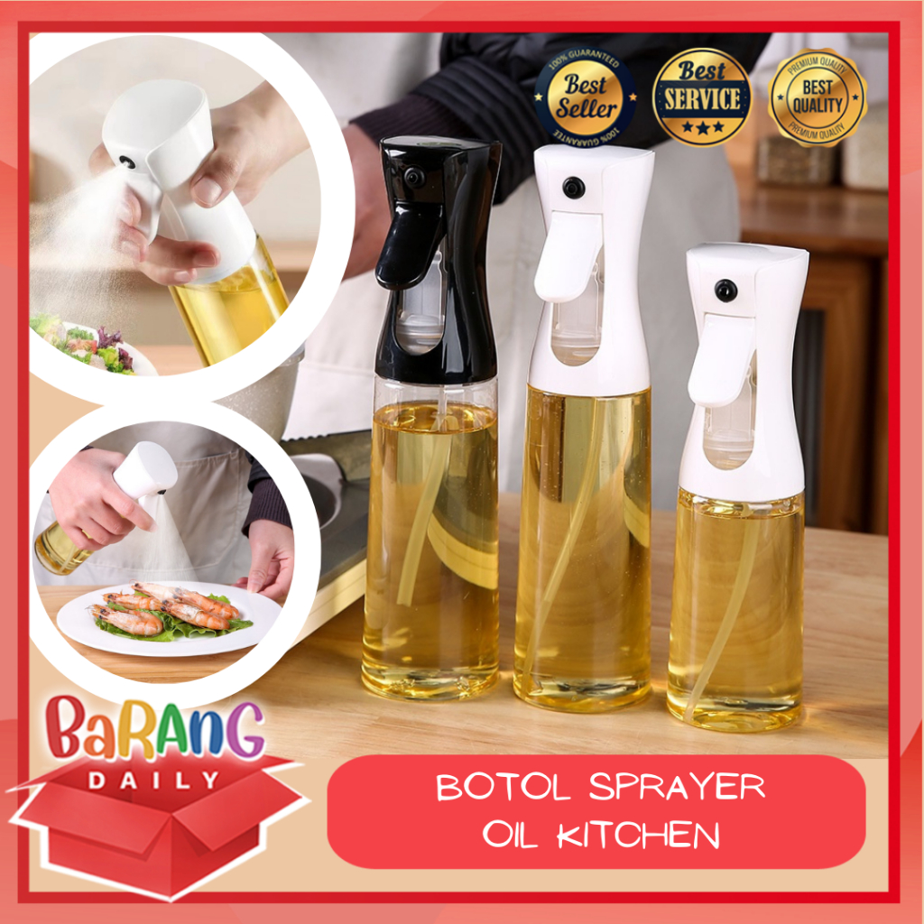 Jual BOTOL SPRAY PLASTIK 300ML UNTUK MINYAK BUMBU / OIL KITCHEN SPRAYER ...