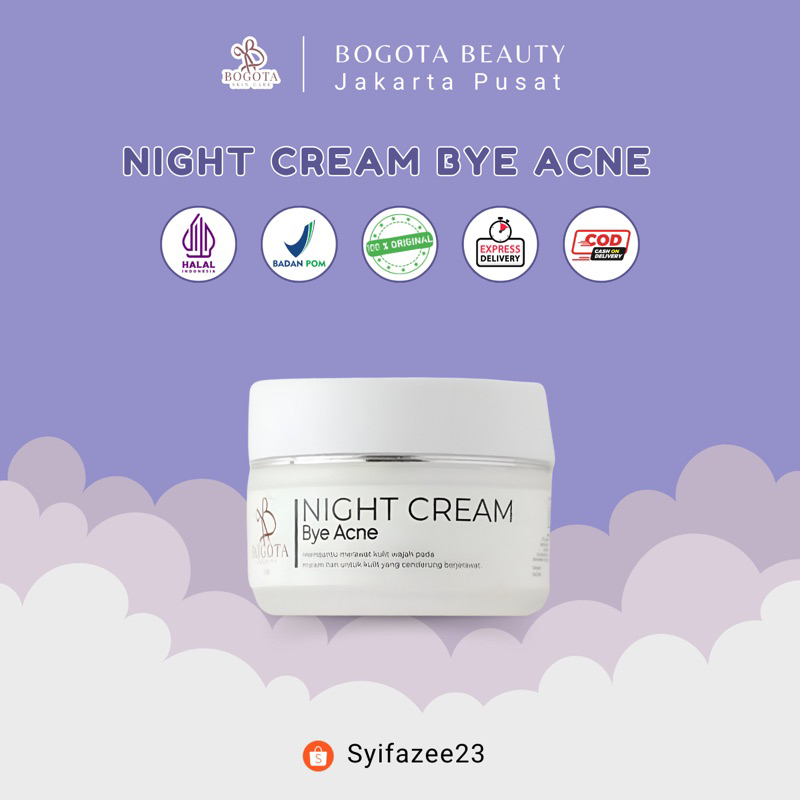 Jual Ecer Satuan Night Cream Krim Malam Acne Hello Bright By Bogota ...