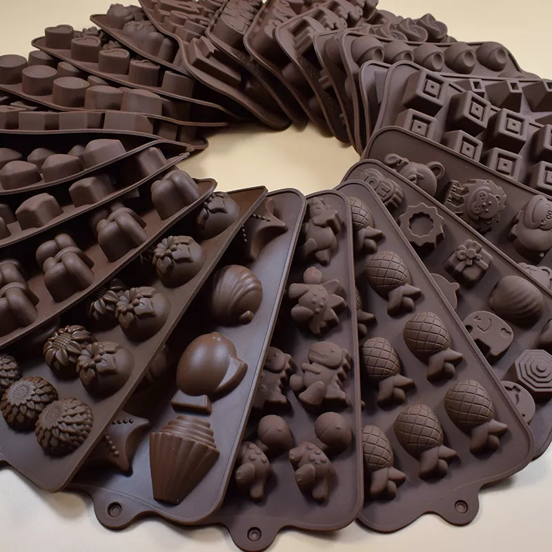 Jual BUY 1 GET 1 FREE Cetakan Silikon Cokelat Kue Puding Es Jelly ...