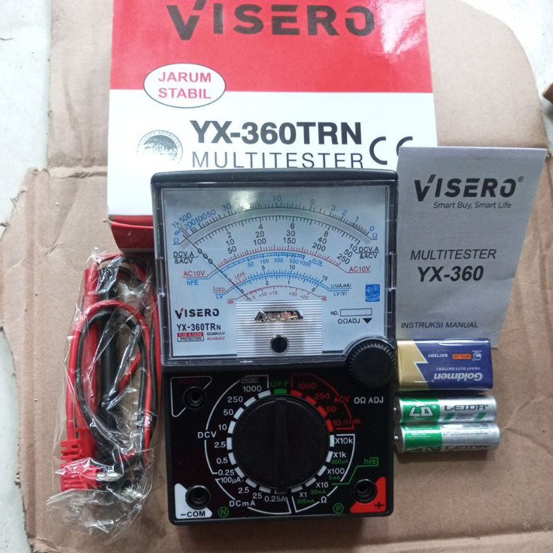 Jual Multitester/ Avometer/ Multimeter Analog Visero YX-360 TRN ...