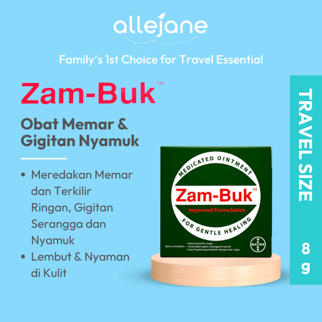 Jual Zambuk Obat Memar & Anti Nyamuk Ointment Travel Size 8g | Shopee ...