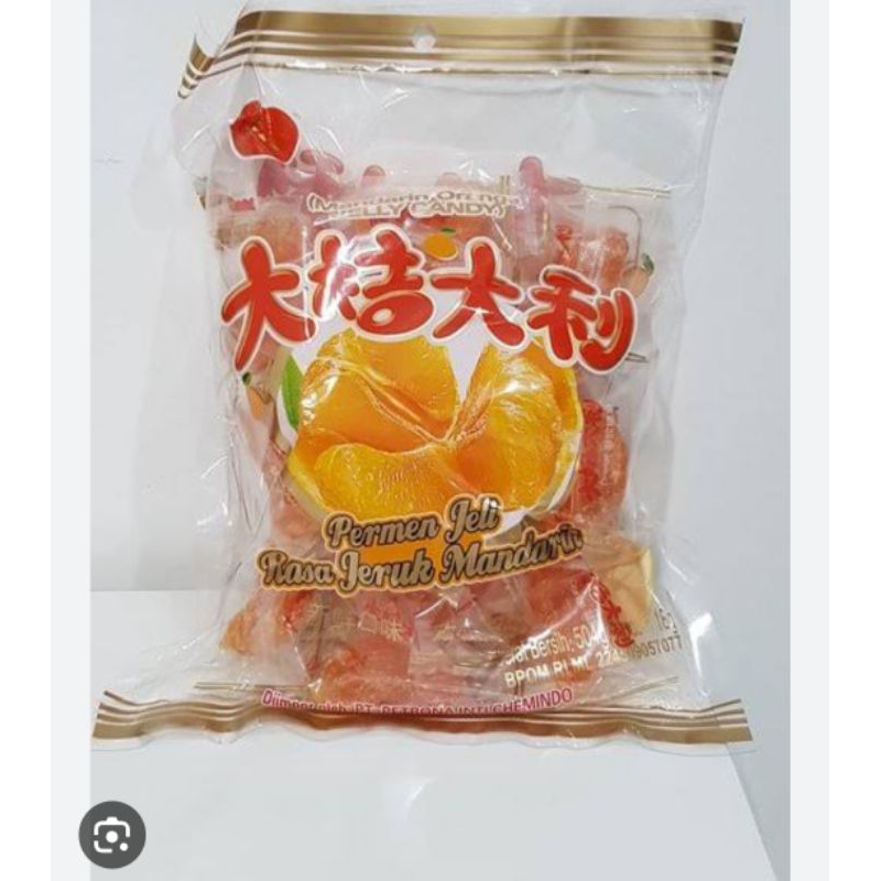 Jual permen jelly rasa jeruk mandarin orange jely candy | Shopee Indonesia