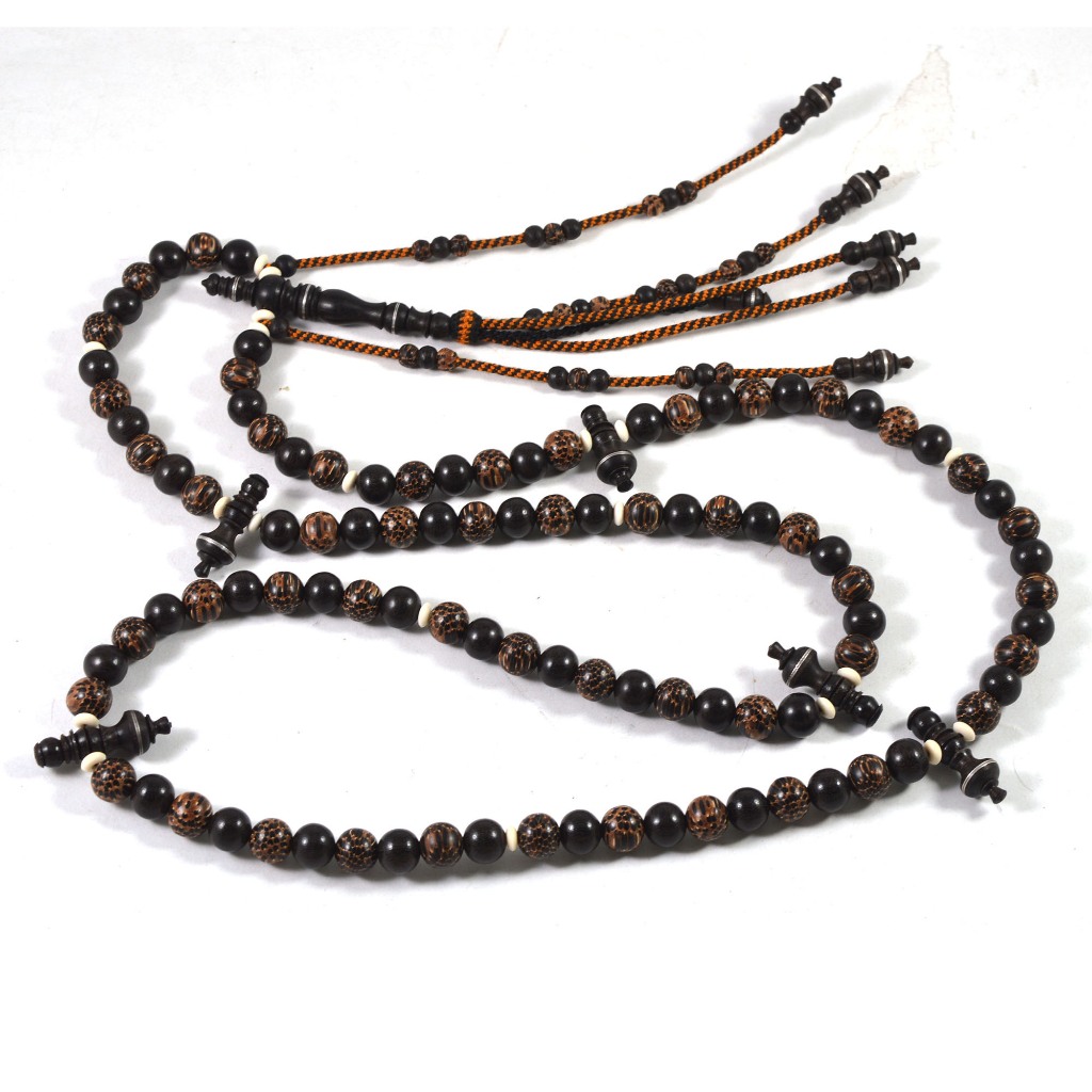 Jual Tasbih Tijani Campuran Kayu Hitam Kalimantan dan Kayu Liwung asli ...
