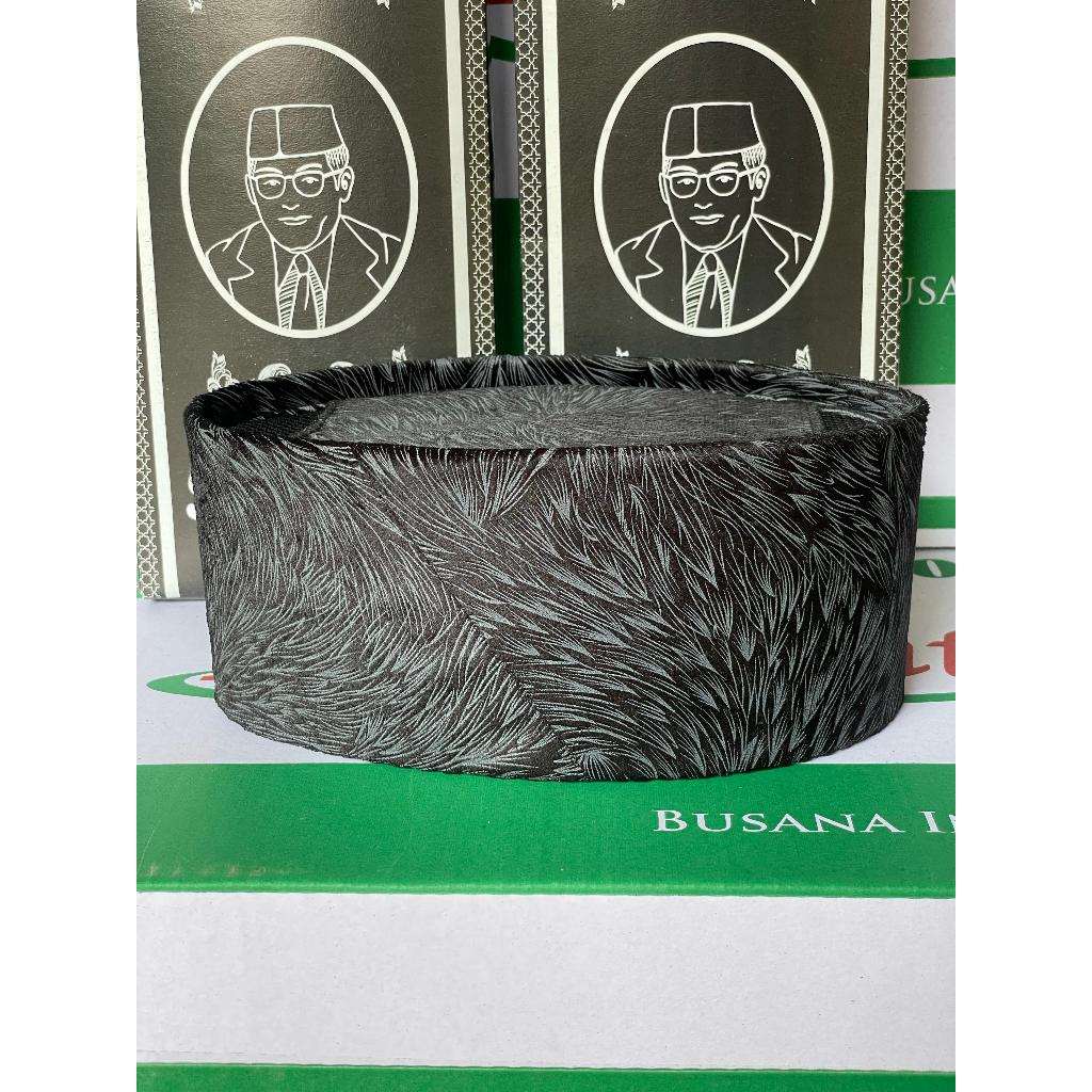 Jual PECI HITAM MOTIF BULU - HABIB BAHAR - Peci Hitam Ukuran 1-10, Peci ...