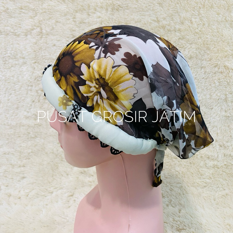 Jual Topi kupluk kerpus ciput batik ibu emak kerpus nenek topi songkok ...