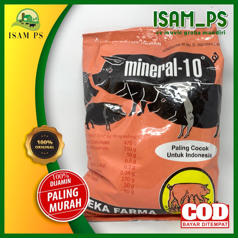 Jual MINERAL 10 BABI 1 KG EKA FARMA Penambah Berat Badan | Shopee Indonesia