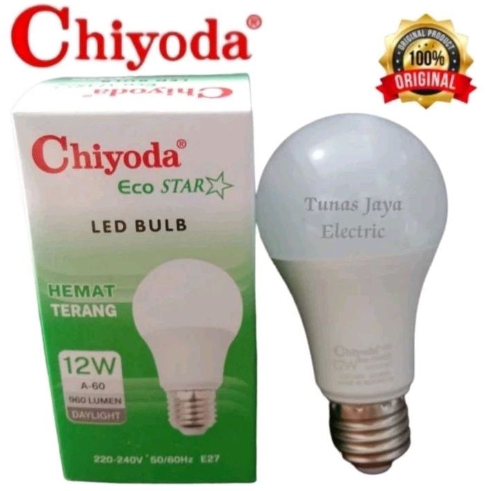 Jual CHIYODA Bohlam LED 12 Watt Eco Star DAYLIGHT | Shopee Indonesia