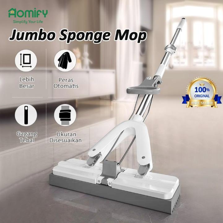 Jual HOMIFY Alat Pel Lantai Besar Spons Busa Persegi Dengan Peras ...