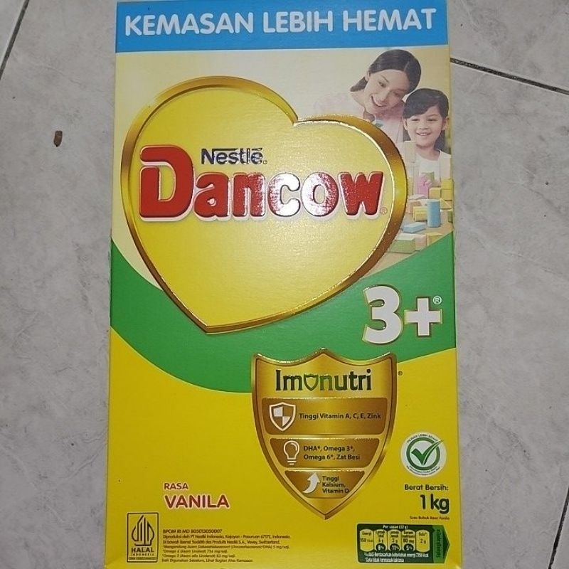 Jual Dancow 3+ susu bubuk 1kg | Shopee Indonesia