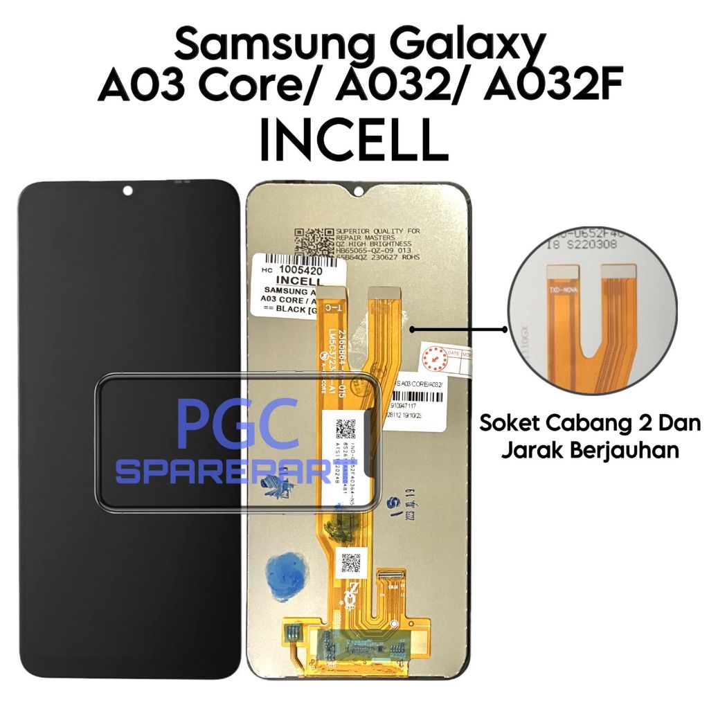 Jual LCD Touchscreen Fullset Samsung Galaxy A03 Core / A032 / A032F ...
