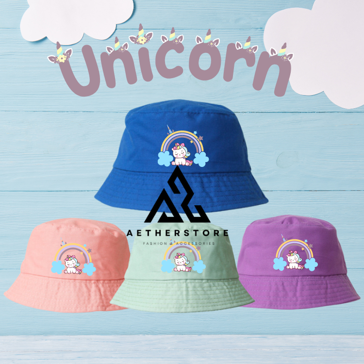 Jual Topi Bucket Anak Sablon Hat Sablon Karakter Unicorn Lucu Anak ...